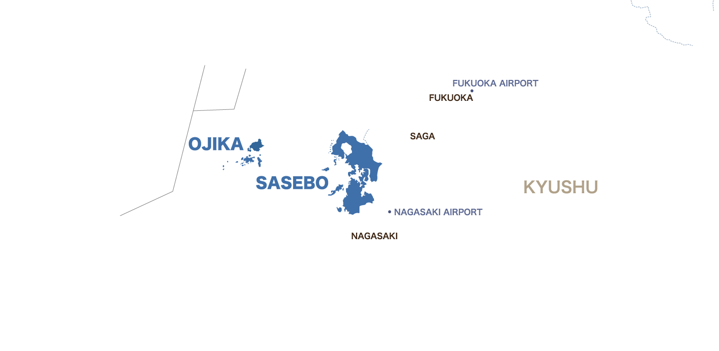 SASEBO/OJIKA TRAVEL OFFICIAL NAGASAKI JAPAN